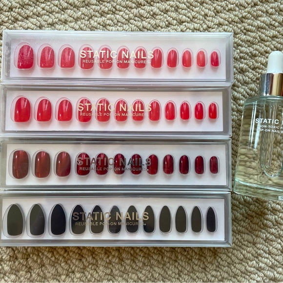 Static Nails | Makeup | Static Nails 4 Sets Of Presson Nails Nail ...